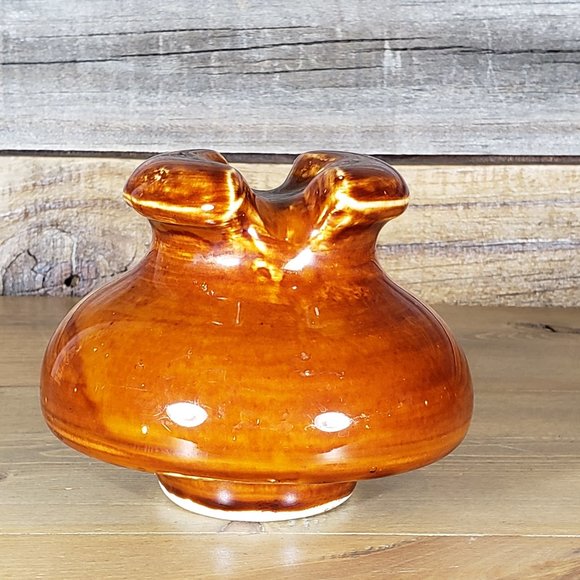 Vintage | Accents | Vintage Brown Ceramic Electric Pole Insulator ...